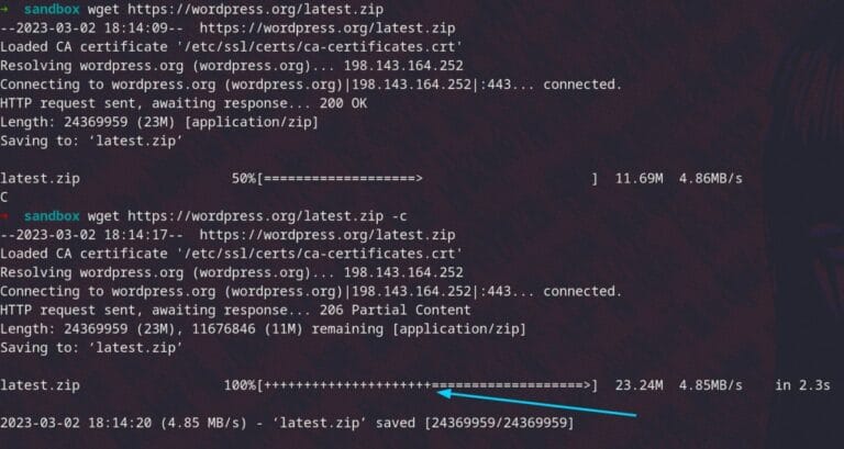 How To Download Files In A Terminal Using The WGET Command - Linuxman